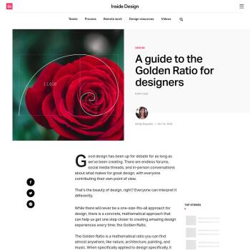 A guide to the Golden Ratio for Designers :: Resources :: California ...