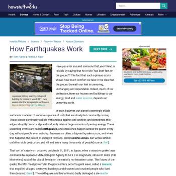 How Earthquakes Work :: Resources :: California Educators Together