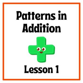 Patterns in Addition (Lesson 1 of 4) :: Lesson Plans :: California ...
