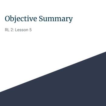 You Do Collaboratively Objective Summary Writing (Lesson 5 of 6 ...