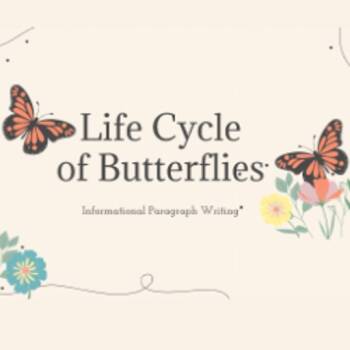 Life Cycle of Butterflies Informational Writing Lesson 3 :: Lesson ...