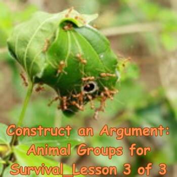Introduction to Animal Groups and Behaviors: Construct an Argument ...