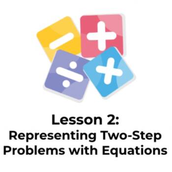 Lesson 2 of 3: Representing the Unknown in Equations with Variables ...