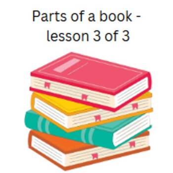 Parts of a Book (Illustrator) - Lesson 3 of 3 :: Lesson Plans ...
