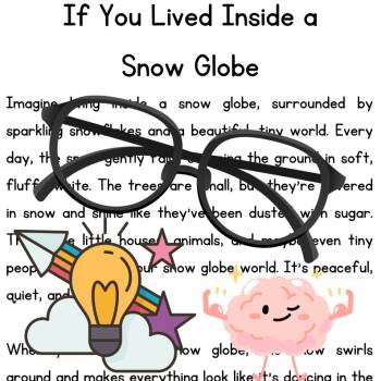 Snow Globe Supplemental Reading and Comprehension Activities ...