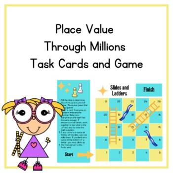 Place Value (Through Millions Task Cards and Game) :: Resources ...