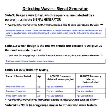 Detecting Waves Student Worksheet :: Resources :: California Educators ...
