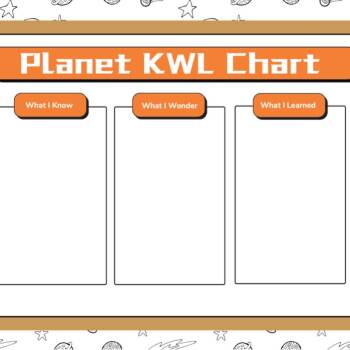 Planet KWL Chart :: Resources :: California Educators Together