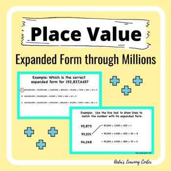 Expanded Form Through Millions :: Resources :: California Educators ...