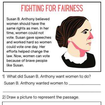 Susan B. Anthony Reading Passage :: Resources :: California Educators ...