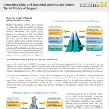 Integrating SEL into Current Tiered Models of Support :: Resources ...