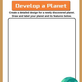 Develop Your Own Planet Worksheet :: Resources :: California Educators ...