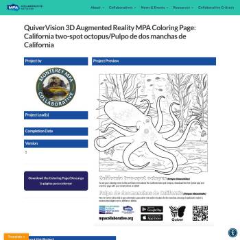 QuiverVision 3D Augmented Reality MPA Coloring Page: California two ...