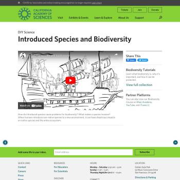 Introduced Species and Biodiversity :: Resources :: California ...
