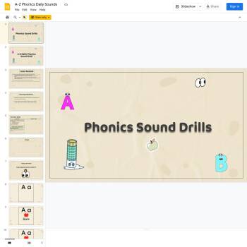 A-Z Phonics Sound Drill :: Resources :: California Educators Together