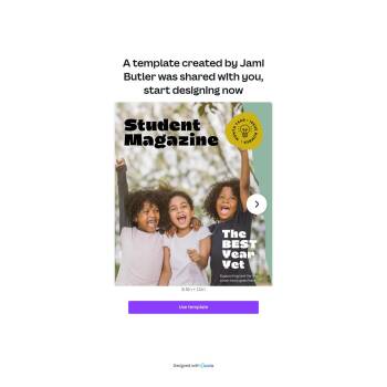 Student Magazine Template :: Resources :: California Educators Together