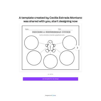 Describe a Gingerbread Cookie Bubble Map :: Resources :: California ...