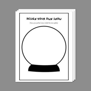 Design Your Own Snow Worksheet PDF :: Resources :: California Educators ...