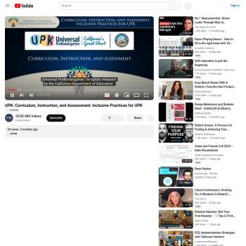 Promising Universal Prekindergarten Practices Video Series: Inclusive ...