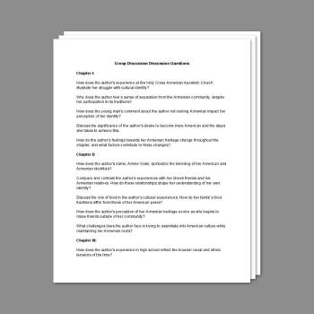 Unit Five: Lesson Three: Handout Three: Group Discussion Questions ...