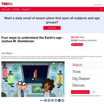 Four ways to understand the Earth’s age - Joshua M. Sneideman ...
