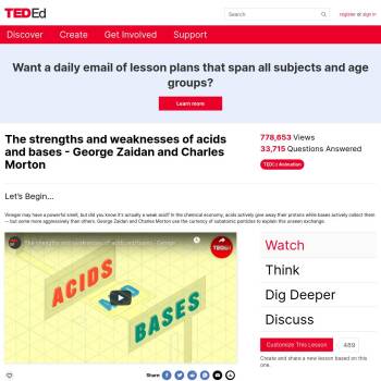 The strengths and weaknesses of acids and bases - George Zaidan and ...