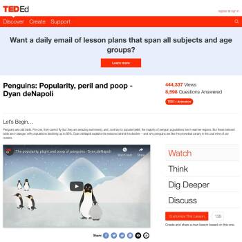 Penguins: Popularity, peril and poop - Dyan deNapoli :: Resources ...