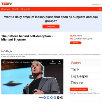The pattern behind self-deception - Michael Shermer :: Resources ...
