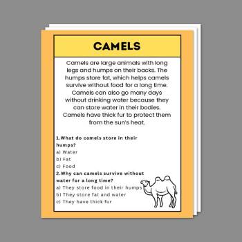Camels Worksheet :: Resources :: California Educators Together