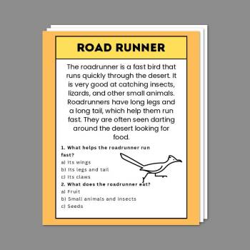 Road Runner Worksheet :: Resources :: California Educators Together