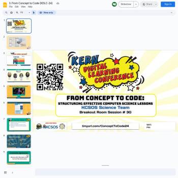 From concept to code: Structuring effective computer science lessons :: Resources :: California ...