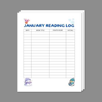 January Reading Log (chart) :: Resources :: California Educators Together