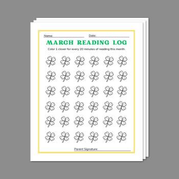 March Reading Log (coloring) :: Resources :: California Educators Together