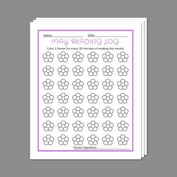 May Reading Log (coloring) :: Resources :: California Educators Together