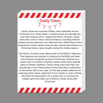 Candy Cane Reading Passage and Comprehension Questions :: Resources ...