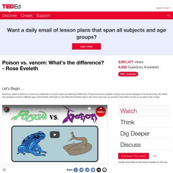 Poison vs. venom: What’s the difference? - Rose Eveleth :: Resources ...