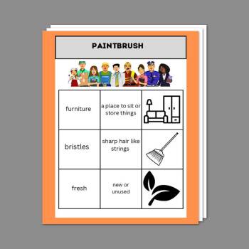 Paintbrush Worksheet :: Resources :: California Educators Together