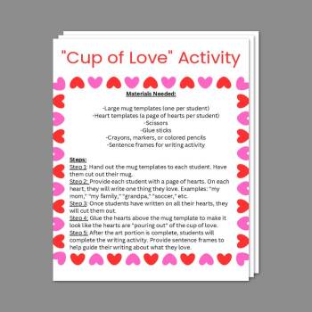 "Cup of Love" Activity :: Resources :: California Educators Together