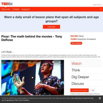 Pixar: The math behind the movies - Tony DeRose :: Resources ...