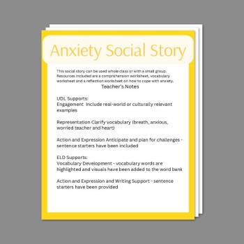 Anxiety Social Story :: Resources :: California Educators Together