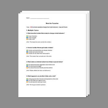 (PDF) Parasite Video Worksheet :: Resources :: California Educators ...