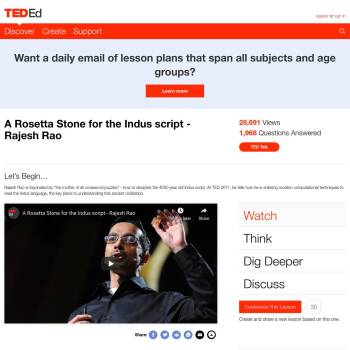 A Rosetta Stone For The Indus Script Rajesh Rao Resources
