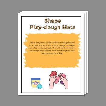 Shape Play-dough Mats :: Resources :: California Educators Together