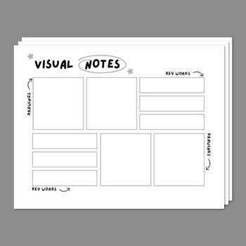 Visual Note Taking Graphic Organizer :: Resources :: California ...