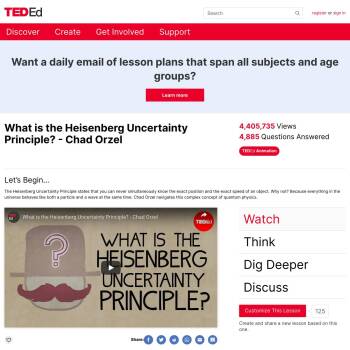 What is the Heisenberg Uncertainty Principle? - Chad Orzel :: Resources ...