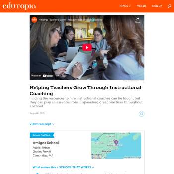 Helping Teachers Grow Through Instructional Coaching :: Resources ...