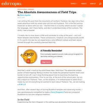 The Absolute Awesomeness of Field Trips :: Resources :: California ...