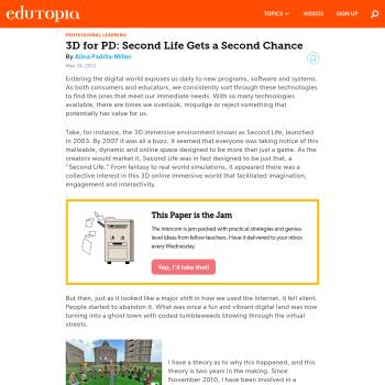 3D for PD: Second Life Gets a Second Chance :: Resources :: California ...