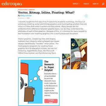 Vector, Bitmap, Inline, Floating: What? :: Resources :: California ...