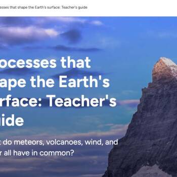 Processes That Shape Earth's Surface :: Resources :: California ...